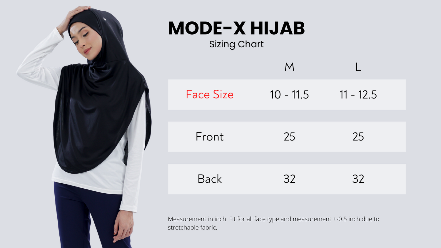 ModeX Hijab - Tudung Sukan / Tudung Harian / Tudung Travel